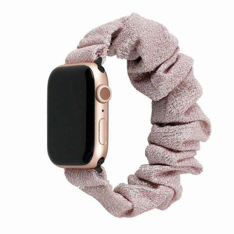 Für Apple Watch Series 6 5 4 3 2 1 Iwatch Armband Scrunchie Elastische ...