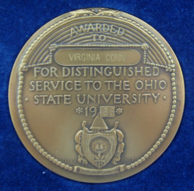 Distinguished Service Award Ohio State University Bronze Medallion ...