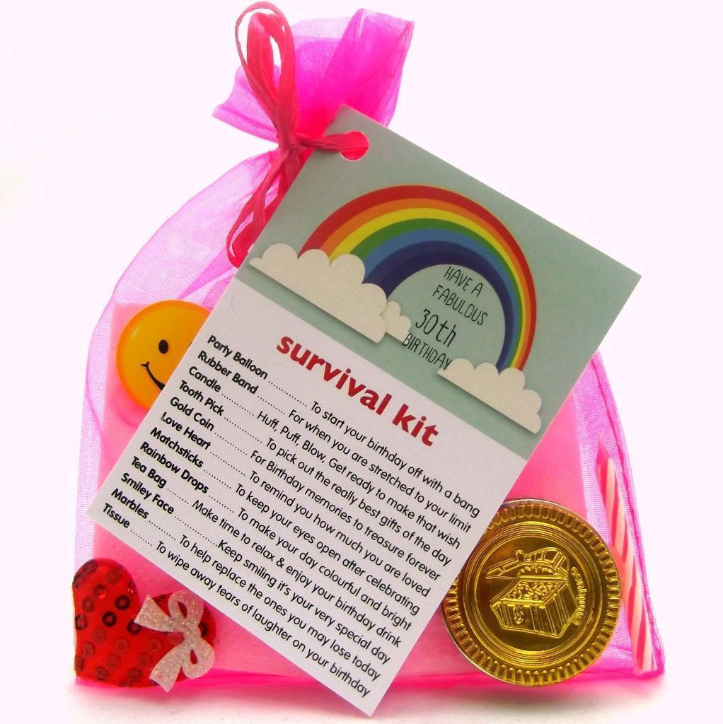 30th 40 50 60 BIRTHDAY PRESENT SURVIVAL KIT FUN NOVELTY GIFT CARD ...