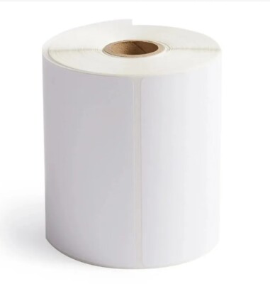 3 Rolls 4x3 Direct Thermal Shipping Labels White- 200 per roll - 600 ...