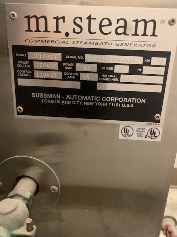 MR. STEAM CU1000A COMMERCIAL STEAM GENERATOR, Steam, Sauna | eBay