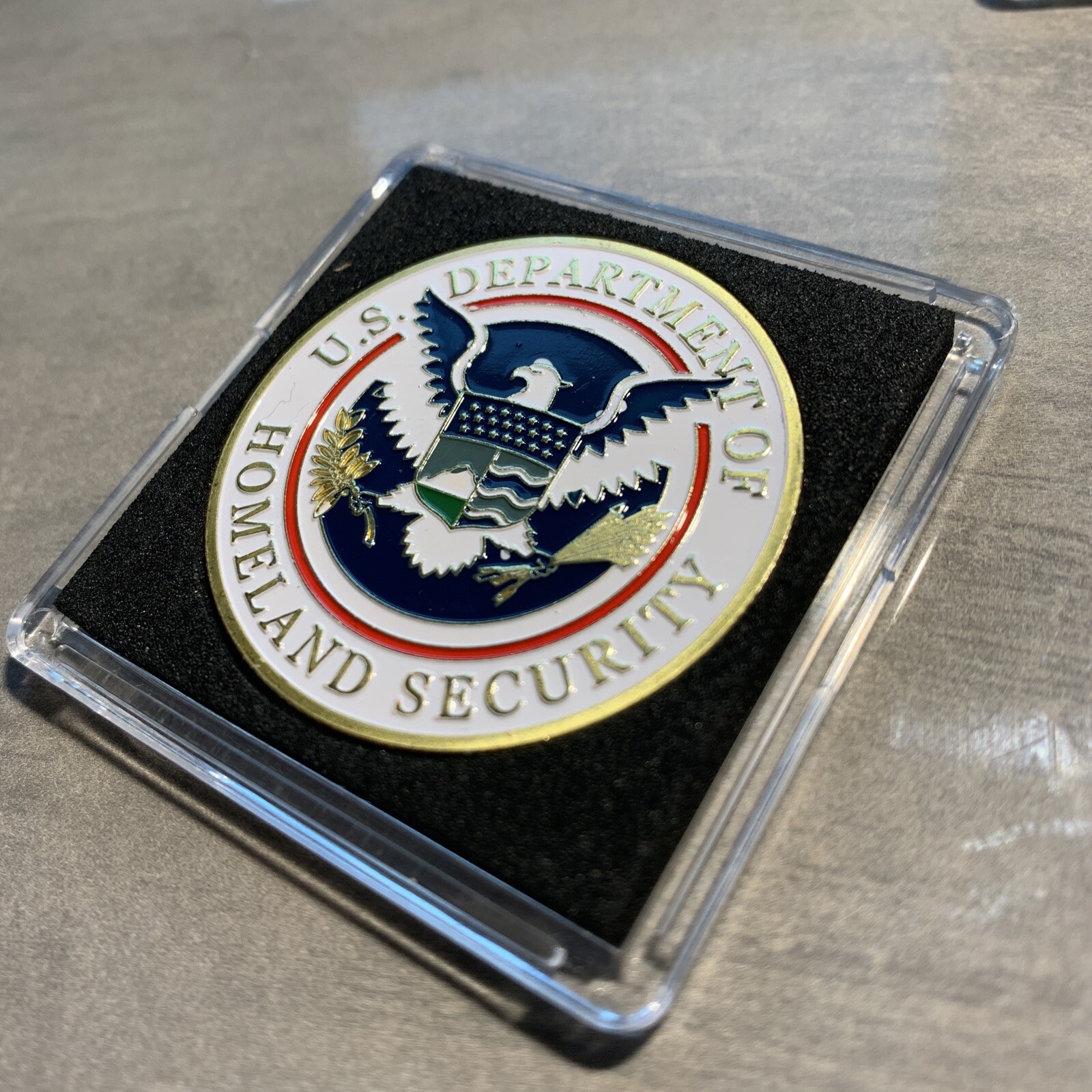 US Federal Protective Service Police DOHS Challenge Coin 40mm | eBay