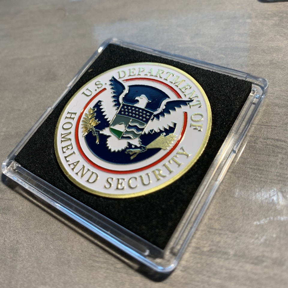 US Federal Protective Service Police DOHS Challenge Coin 40mm | eBay