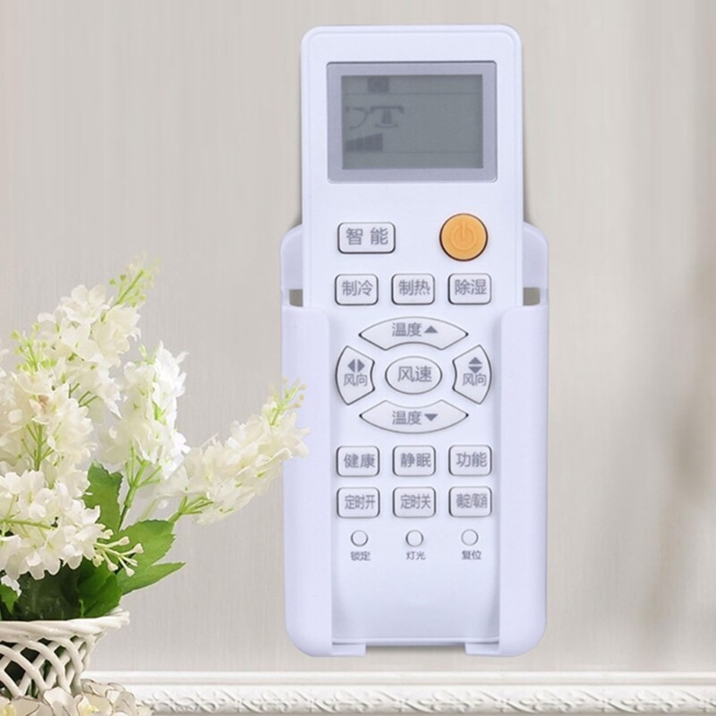 Air Conditioner Remote Control Holder Rack Self Adhesive Media Storage ...