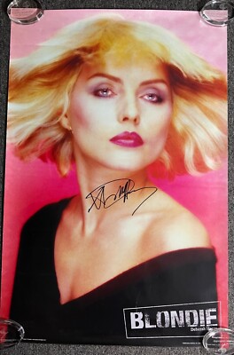 Blondie Deborah Harry JSA Signed Autograph Poster HUGE | eBay