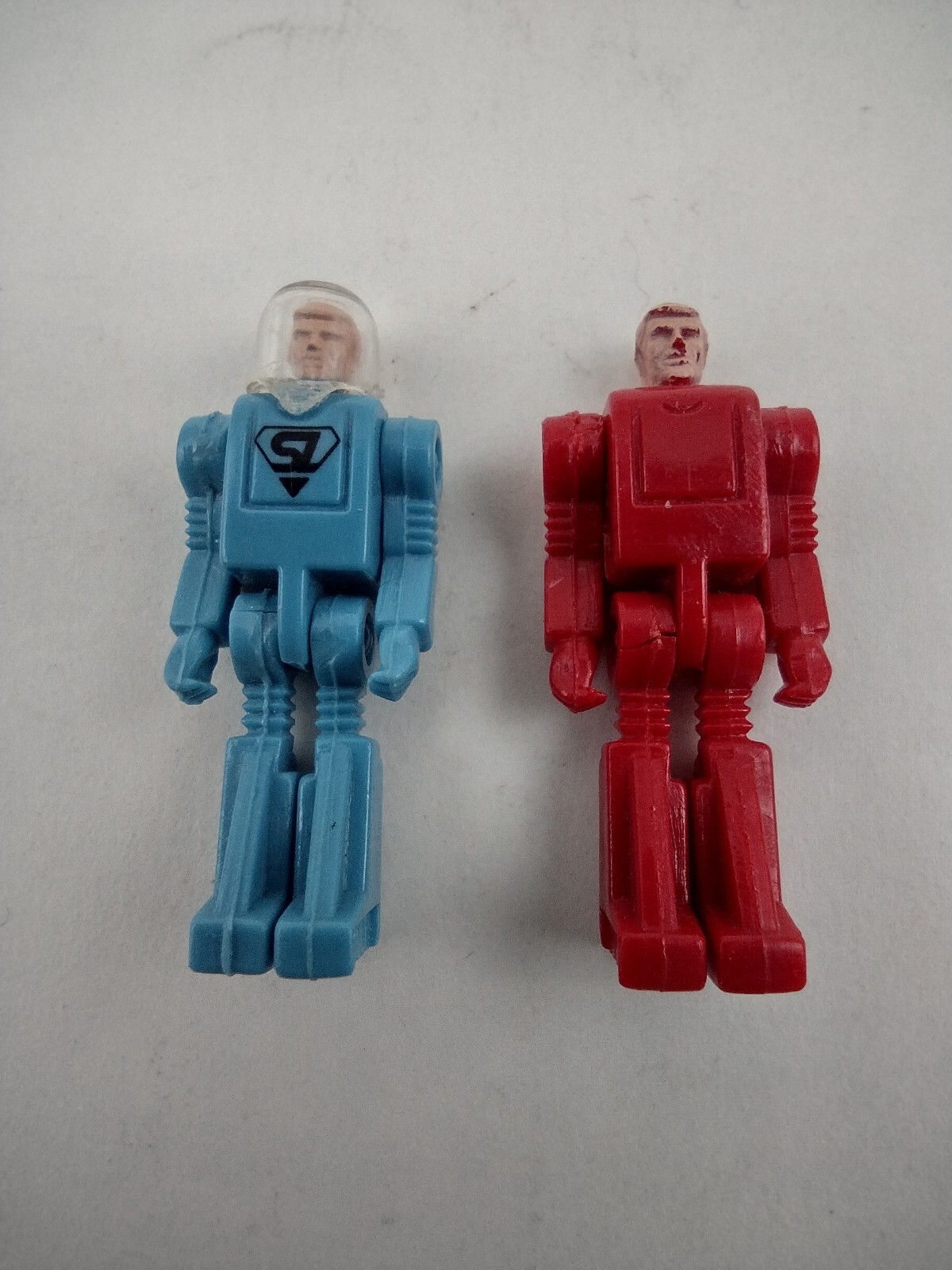 Lot 2 Capsela Pilots Spacelink 1980's With 1 Helmets Action Figure ...