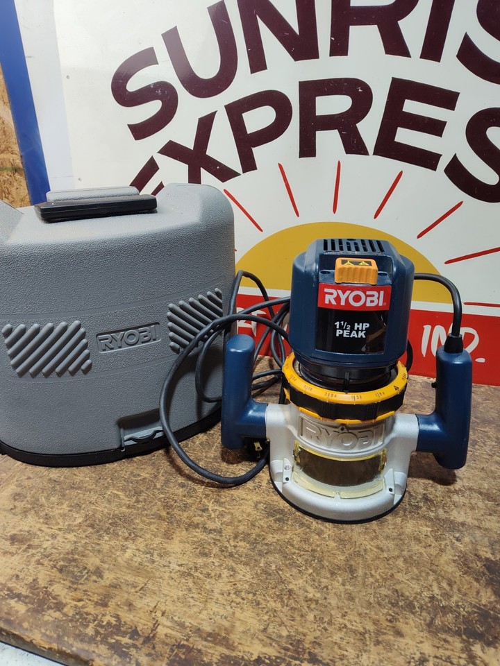 Ryobi Tools Router R161 - 1.5HP 25,000 RPM Tested Works With Wrench ...