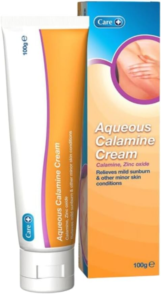 Care Aqueous Calamine Cream Sunburn Relief Soothing Itch Relief Cream ...