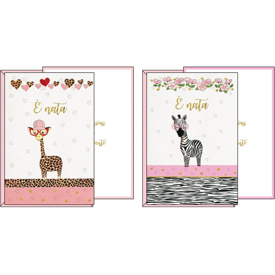 Giraffe And Zebra Birth Ticket | Kartos | eBay