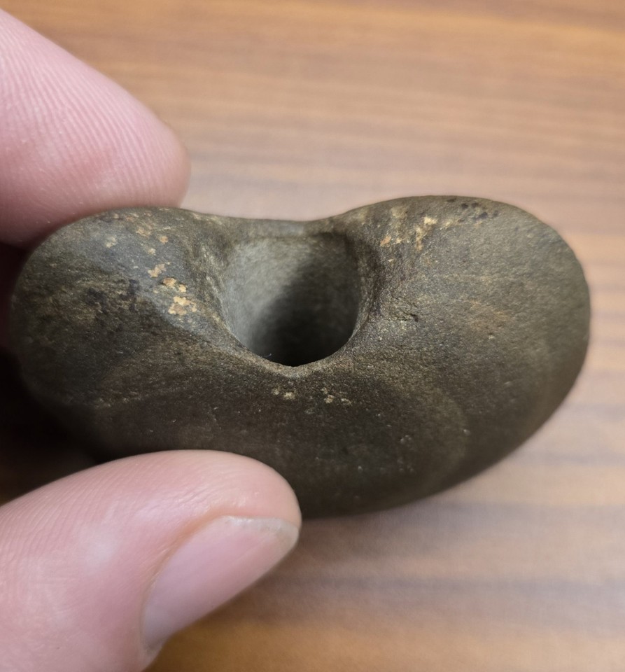 Pike Co. Illinois Bannerstone Native American Indian Artifact | eBay