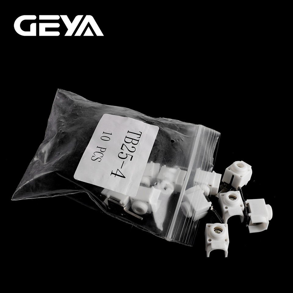 GEYA 25mm² Terminals Busbar Electrical Wire Connector Connector For MCB ...