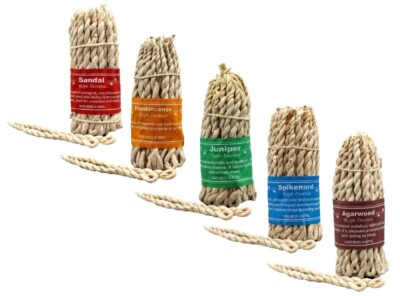 Rope Incense. Tibetan Hand made 5 pack Meditation Incense bundle. | eBay
