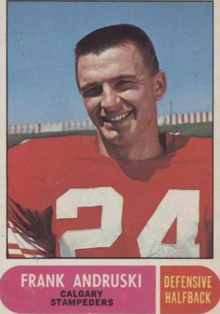 1968 O-Pee-Chee CFL - Frank Andruski #76 (RC) for sale online | eBay