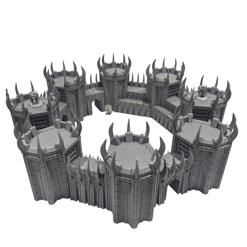 Doom Citadel - 28mm 3d Printed Chaos Fantasy Tabletop Wargaming Terrain ...