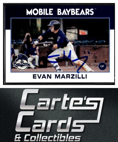 Evan Marzilli 2016 Grandstand Mobile Baybears #NNO TTM/IP Signed ...