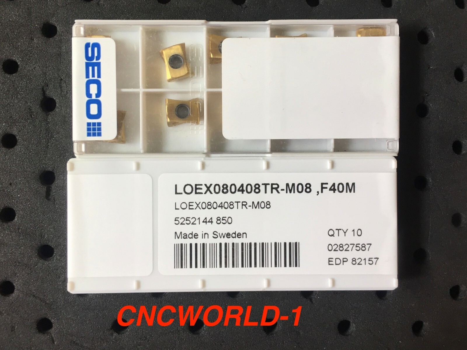 20 Pcs Seco LOEX080408TR-MO8 , F40M, 2 Box ! I only sell original tools ...