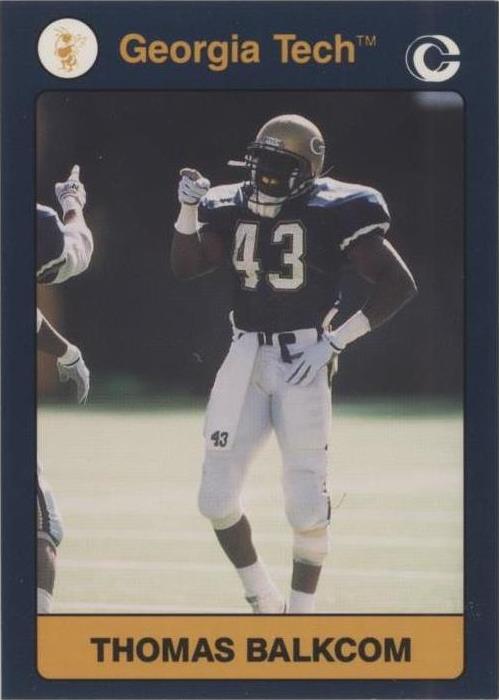 1991 Collegiate Collection Thomas Balkcom #118 for sale | eBay
