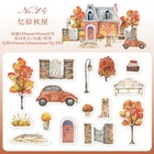 15pcs House Scene PET Stickers Journals Album Collage DIY Scrapbooking ...