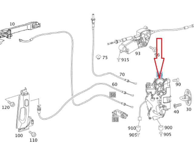 Türschloss rechts MERCEDES VITO VIANO 6397300935 online kaufen | eBay