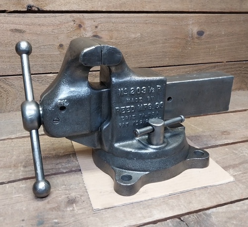 Vintage Reed No 203 1/2 R Swivel Base Bench Vise Restored. USA. | eBay