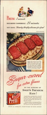 1942 Vintage ad Prem Wifts Premium Ham retro Food Dish photo WWII 10/12 ...