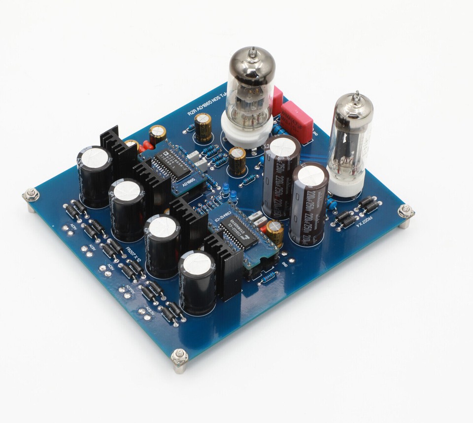 R2R Architecture AD1865 NOS Tube DAC Board With 6N11 + 6Z4 Tubes | eBay UK