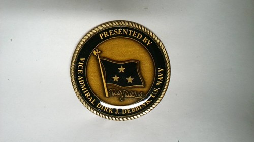 CHALLENGE COIN US NAVY CHIEF OF NAVAL RESERVE VICE ADMIRAL DIRK J ...