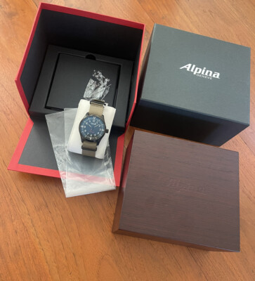 alpina Geneve Startimer Pilot watch Calibre swiss made NWT | eBay