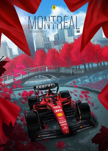2023 MONTREAL CANADIAN GRAND PRIX Racing Poster Print | eBay