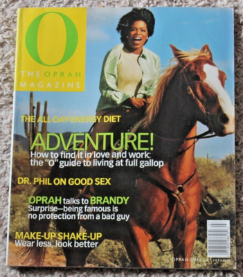 O The Oprah Magazine "ADVENTURE!" July 2002 Vol. 3 No. 7 | eBay