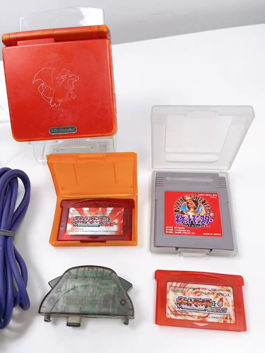 Nintendo GameBoy Advance SP Charizard Pokemon Center Console w/pokemon ...