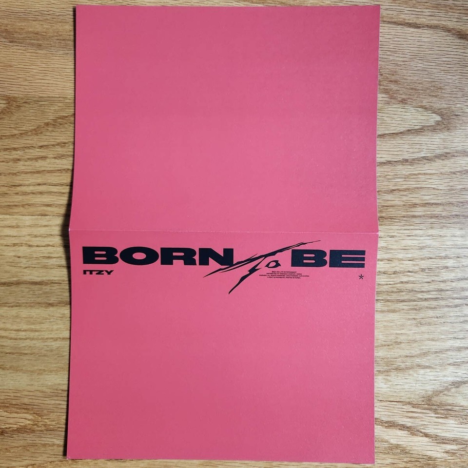 Chaeryeong Official Mini Poster Itzy Born To Be Untouchable Ver ...