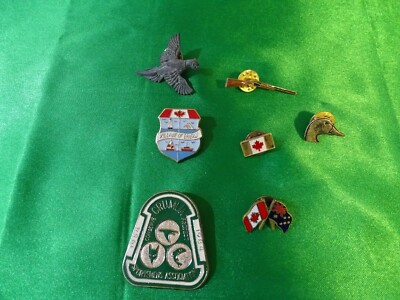 Lot of 7 Hunting/Shooting Lapel Pin Gun Tie Tack Hunting Sportsman ...