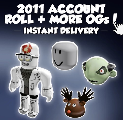 [OG] ROBLOX 2011 ACC 🔥23+ Offsales & Limiteds 🔥 Roll Head + Vlad the ...