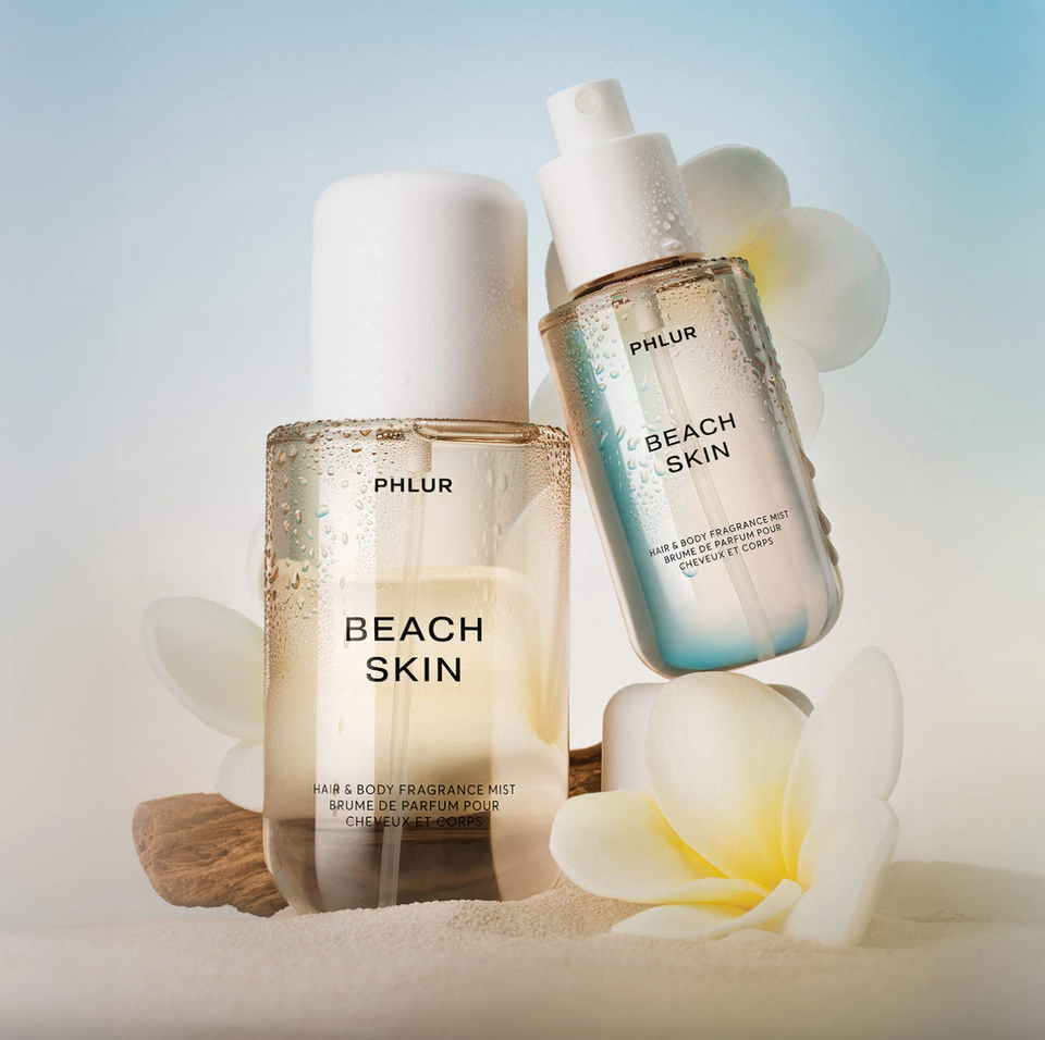 PHLUR Mini Beach Skin Body & Hair Fragrance Mist, Fresh Scent, Free ...