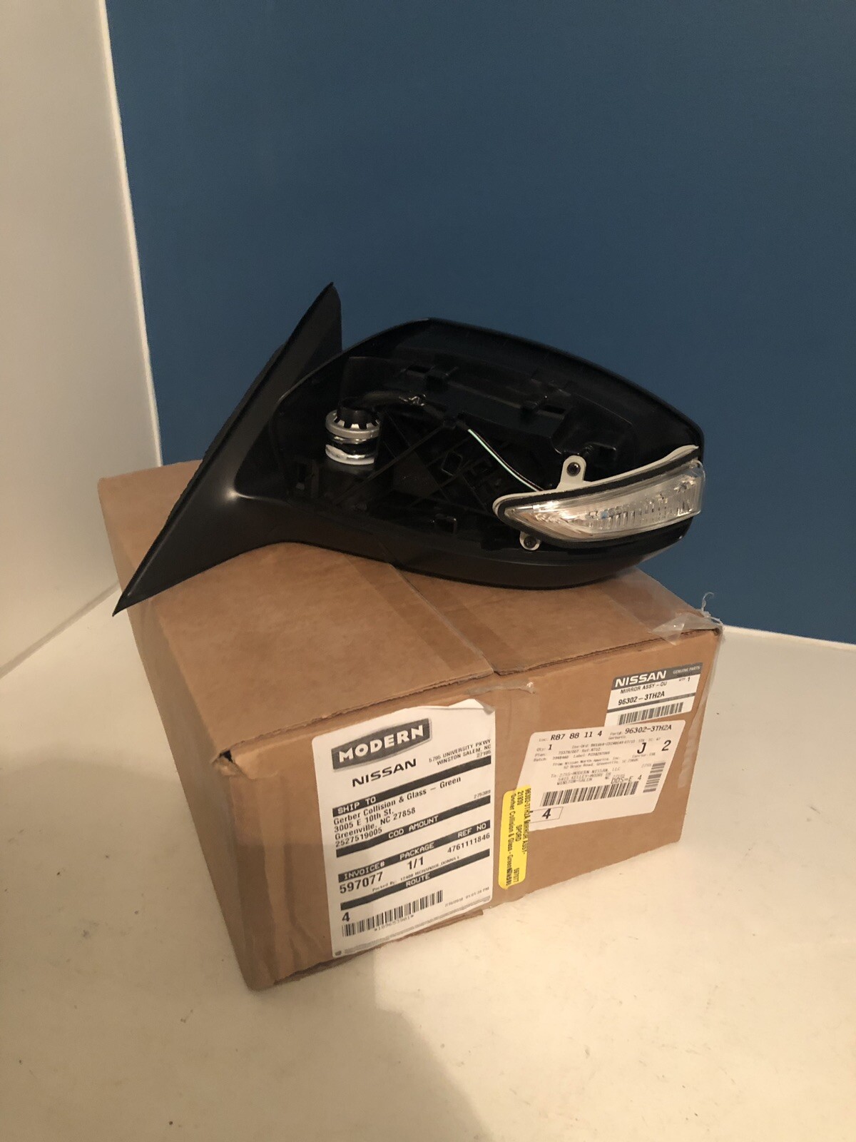 96302-3th2a Nissan Mirror Assyoutside LH 963023TH2A Genuine OEM Part ...
