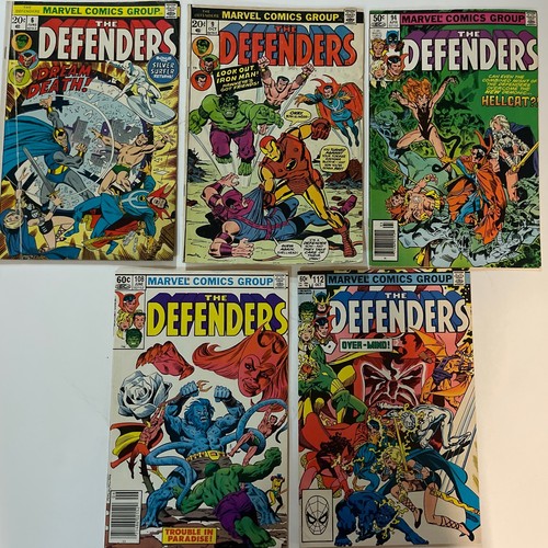 The Defenders #6-#9-#94-#108-#112 Bronze & Copper Age 5 Book Lot ALL ...