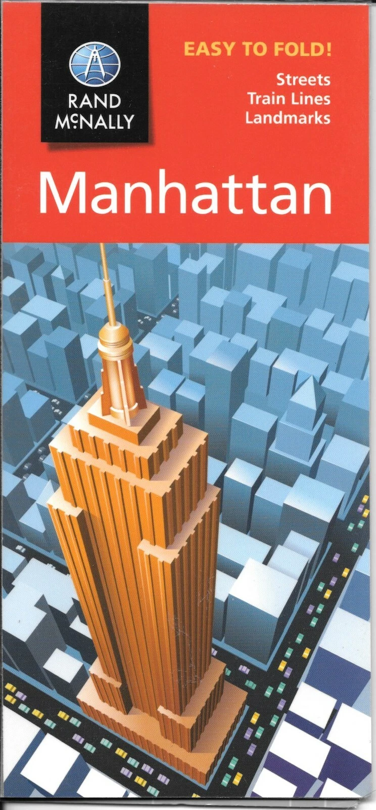 Купить Ибей | Manhattan, New York City, Easy-to-fold, Street Map, by ...