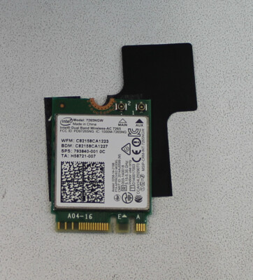 KE.11A0N.001 Acer Inspiron 15-7000-7548 Wifi Wireless Card 7265Ngw ...