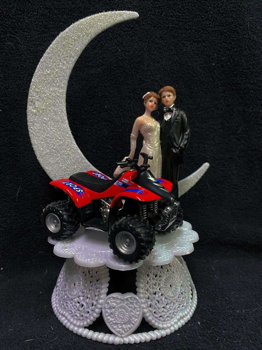Atv Cake Topper Wedding Wedding Cake Toppers Bride Groom On