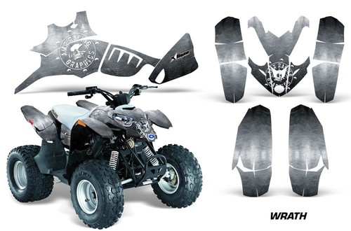 ATV Quad Graphic Stickers Decals For Polaris Predator 90 ALL YEARS ...