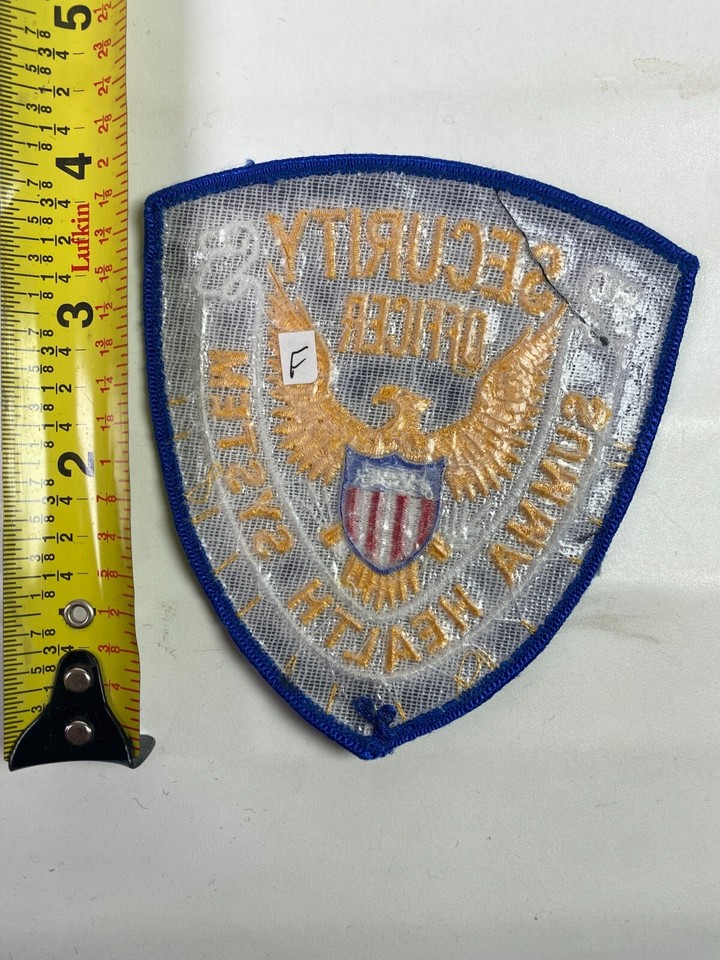 Summa Health System Security Akron Ohio Security Hospital Patch T3F | eBay