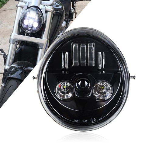 Projection LED Headlight For V-Rod V-Rod Muscle Night Rod Special and ...