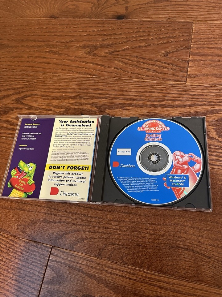 Davidson Learning Center Series: Spelling and Grammar CD-ROM Windows ...