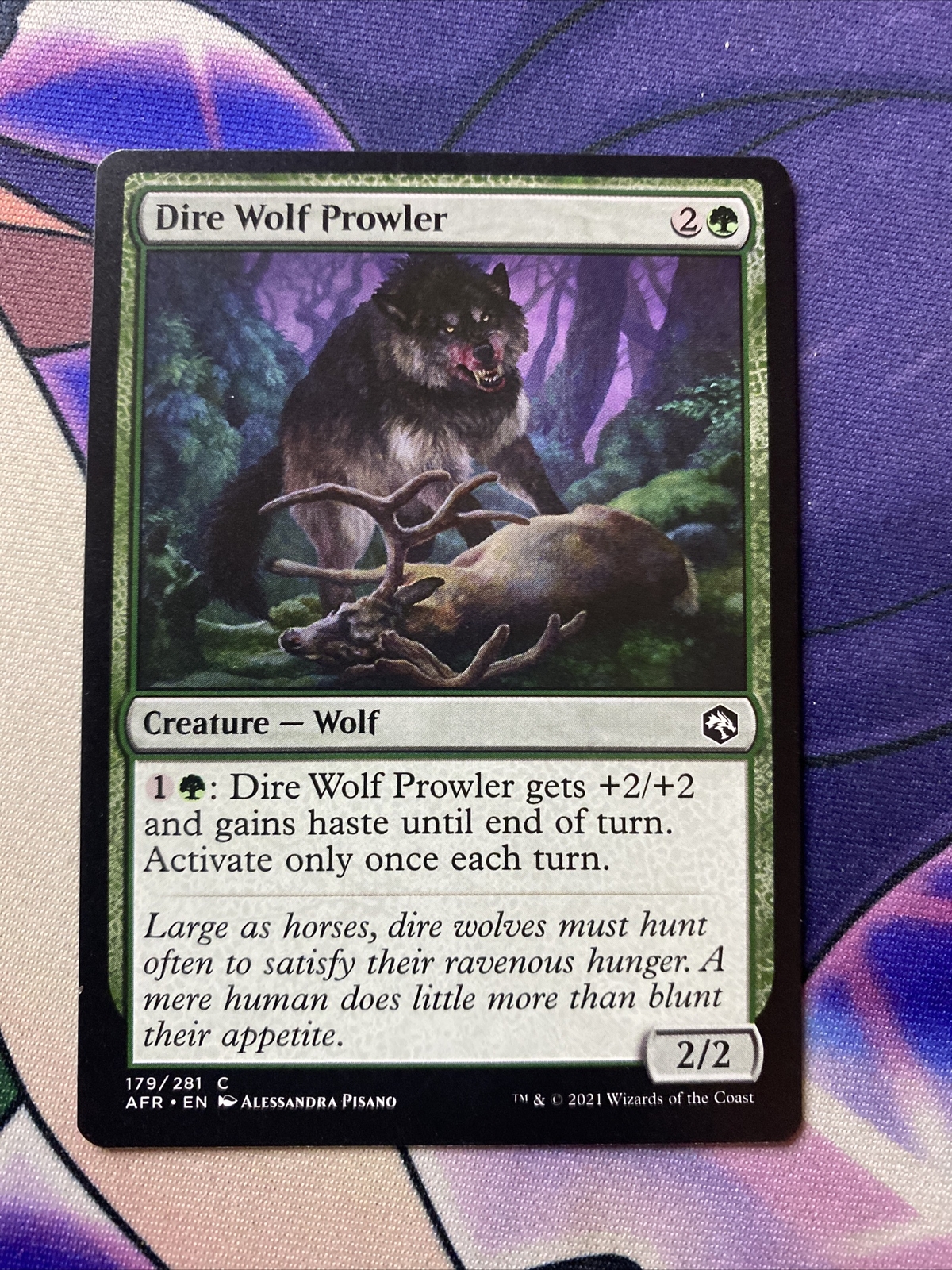 Magic The Gathering:MTG Forgotten Realm Dire Wolf Prowler 179/281 | eBay