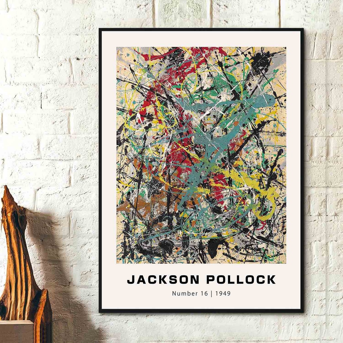 Jackson Pollock Numero 3 Jackson Pollock: Black And White" 1969