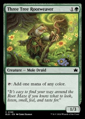 MTG Bloomburrow C Three Tree Rootweaver #0198 PLAYSET 4X X4 | eBay