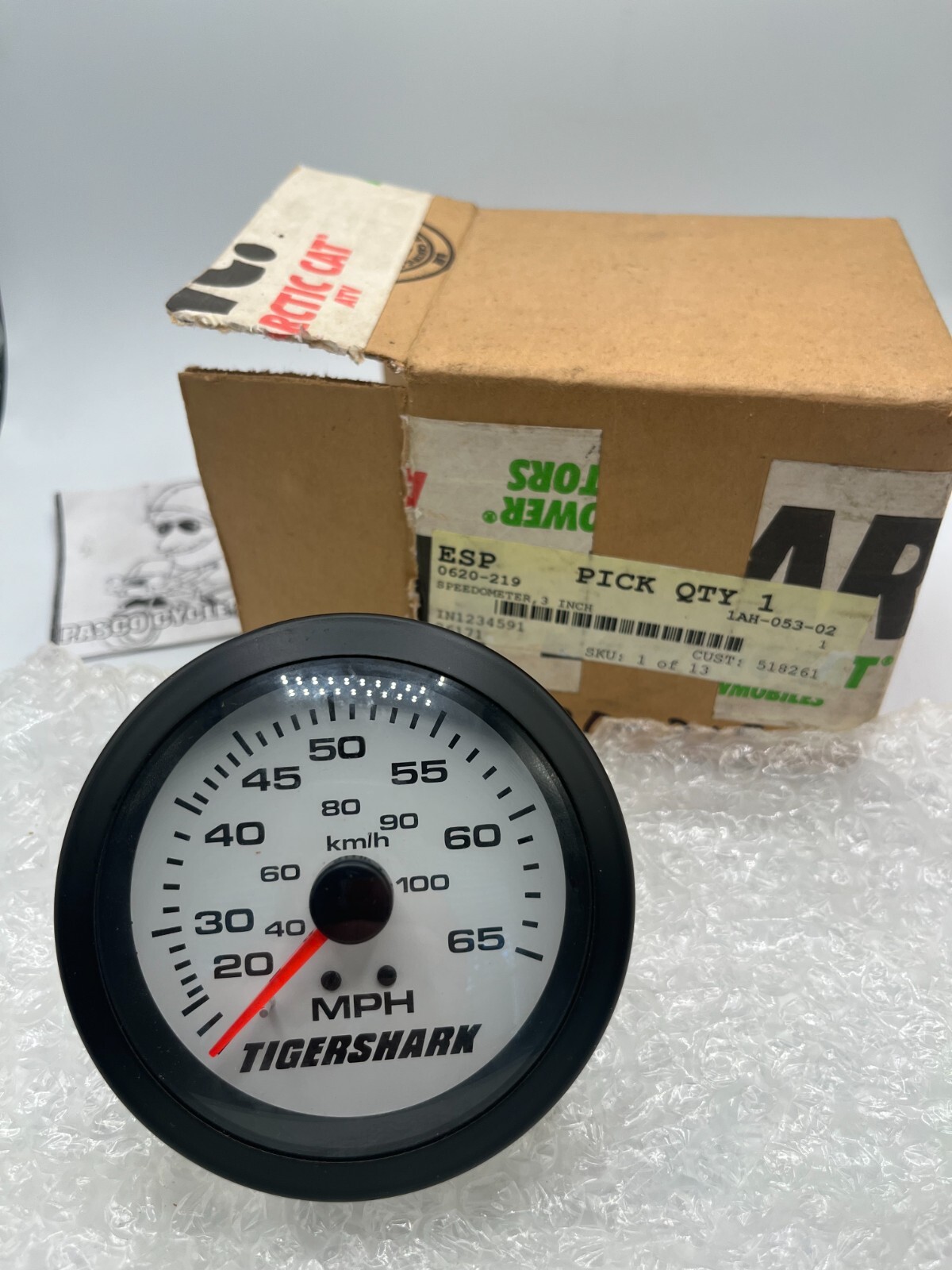 NOS-GENUINE Arctic Cat 98 TSL1000 TSL770 Tiger Shark 3 inch Speedometer ...