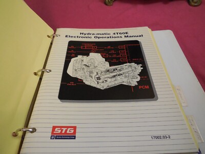 STG HYDRA MATIC 4T60E ELECTRONIC DIAGNOSIS REFERENCE GUIDE MANUAL BOOK ...