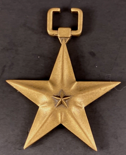 RARE NAMED WWII BRONZE STAR COMBAT AWARD DOUBLE STRIKE UN-ISSUED VG ...